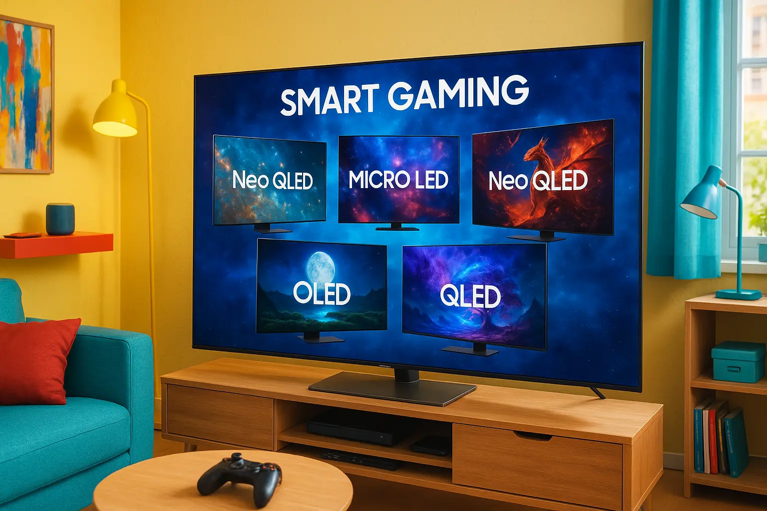 Os 5 Principais Modelos de TV Samsung smart gaming