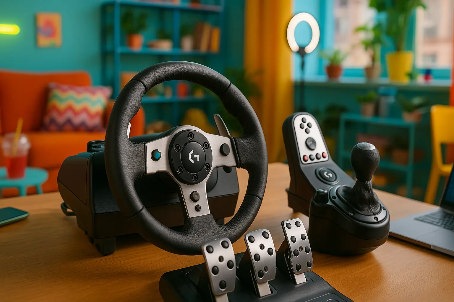 Principais Cinco cambio logitech g27