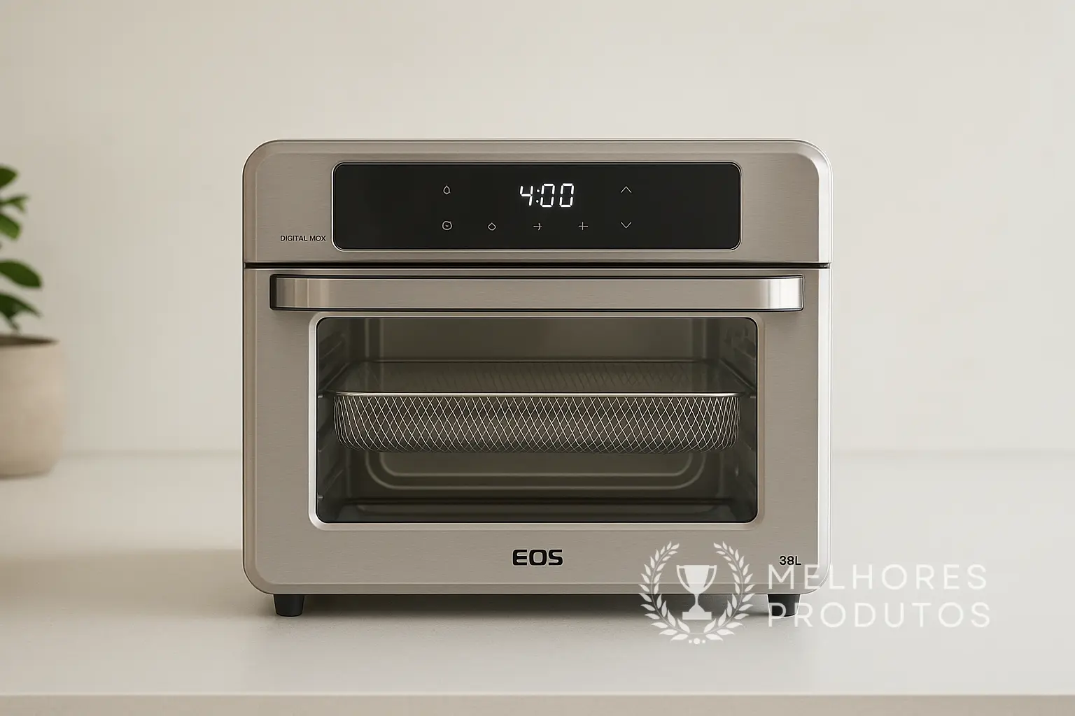 Forno Air Fryer EOS 38L com Digital Inox na Amazon